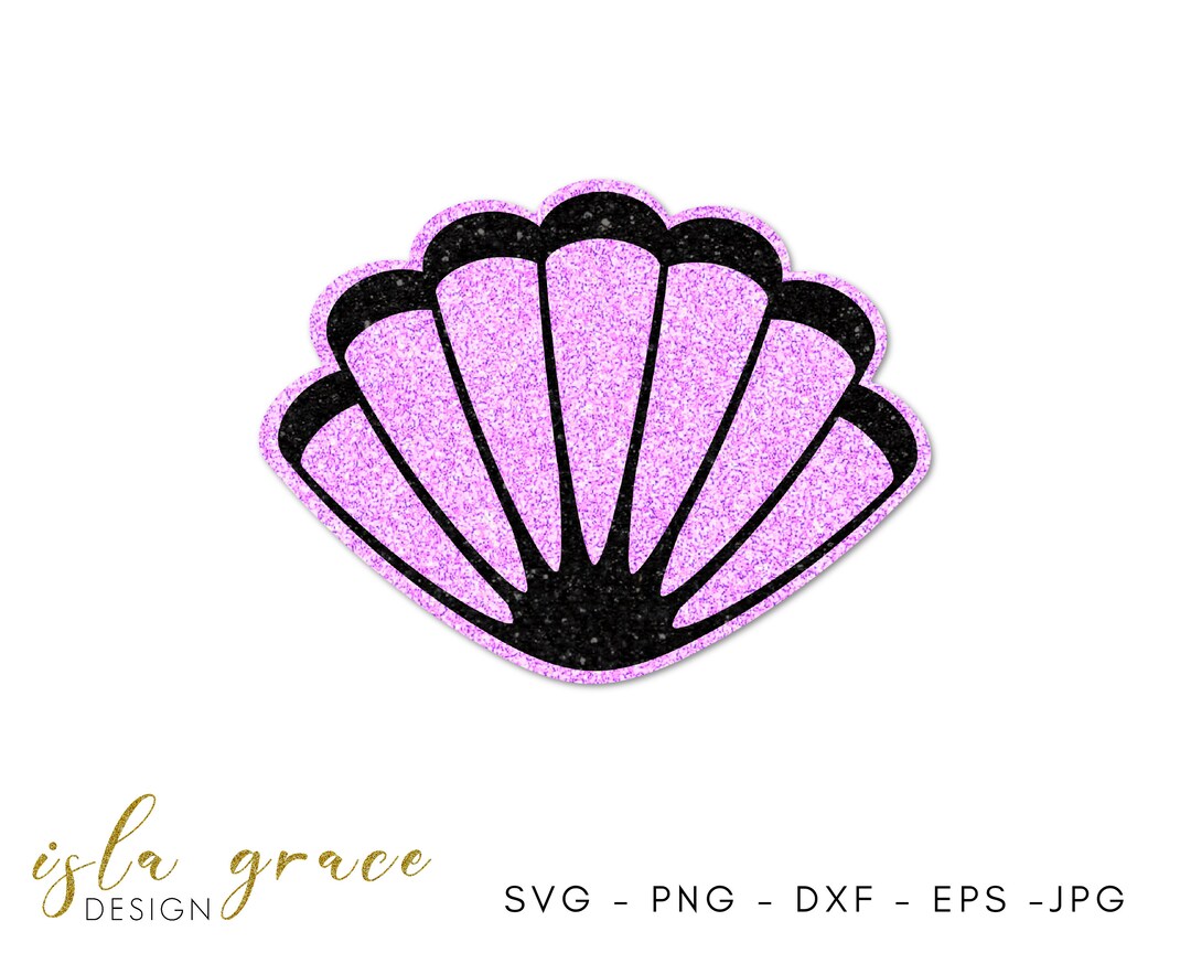 Shell SVG, Clam Shell SVG Cut File, Cricut Shell Cutting File, Mermaid ...