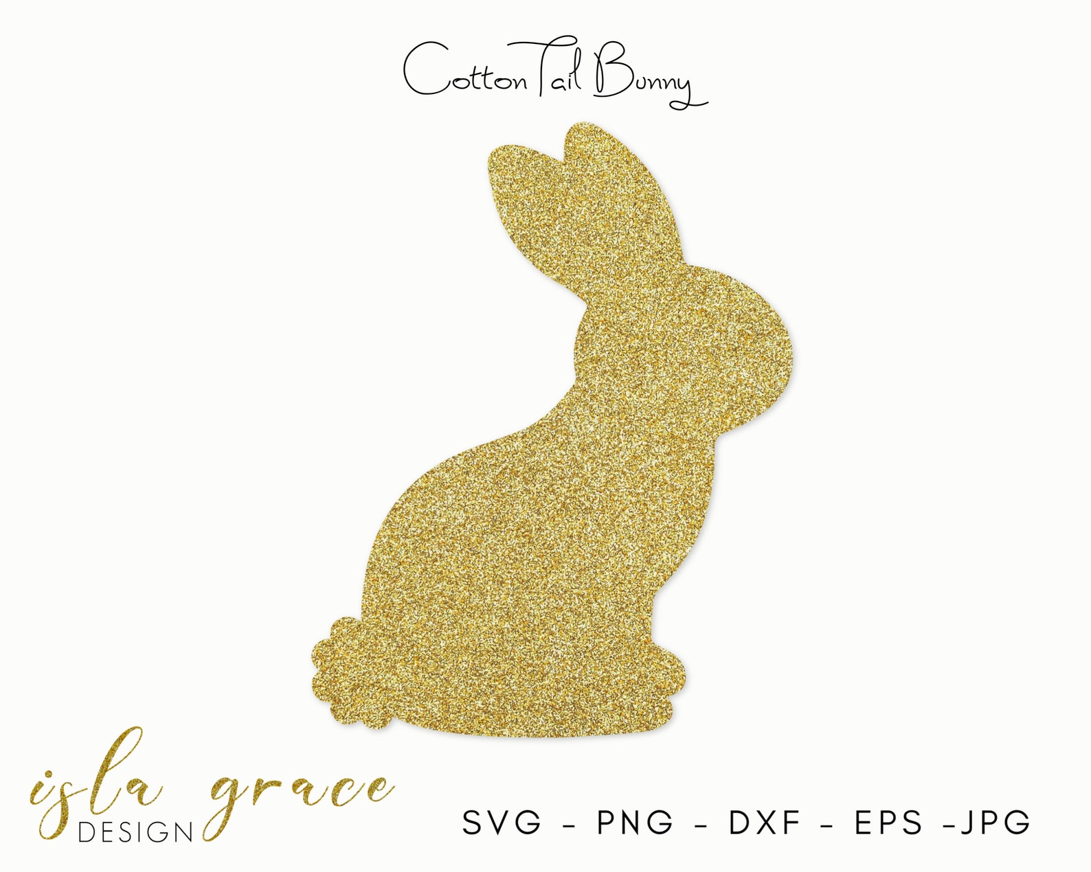 Bunny SVG Easter Bunny SVG Cut File Rabbit Silhouette Cricut - Etsy