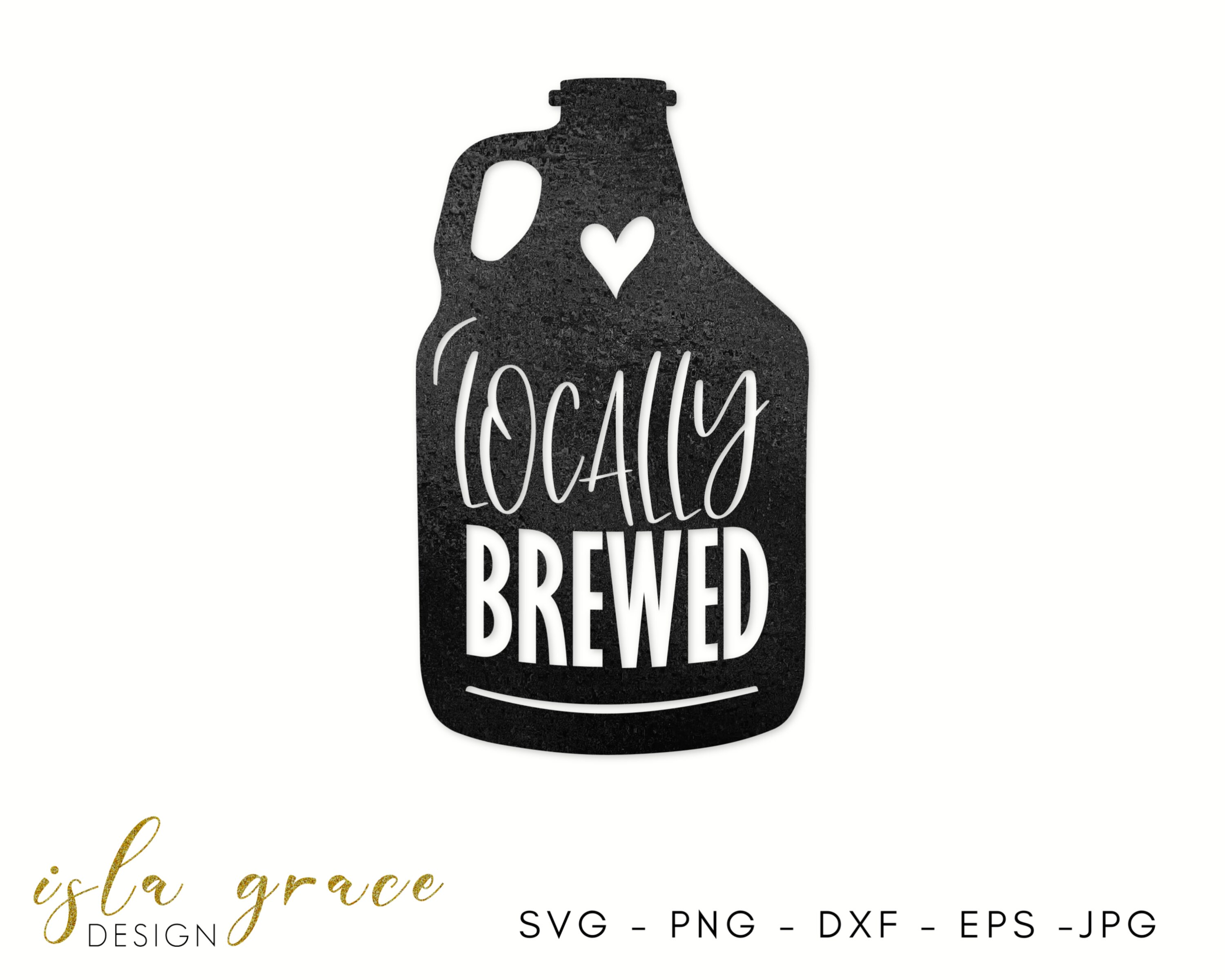 Locally Brewed SVG Locally Brewed Onesie® New Baby Funny DIY | Etsy