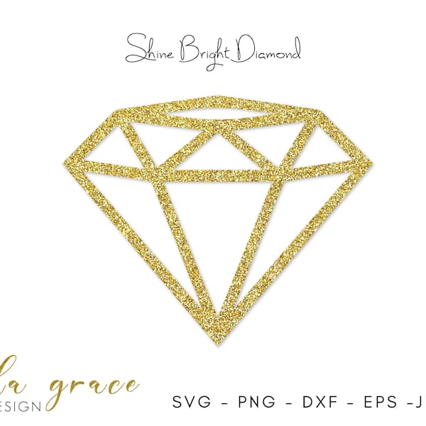 Diamond Svg - Etsy