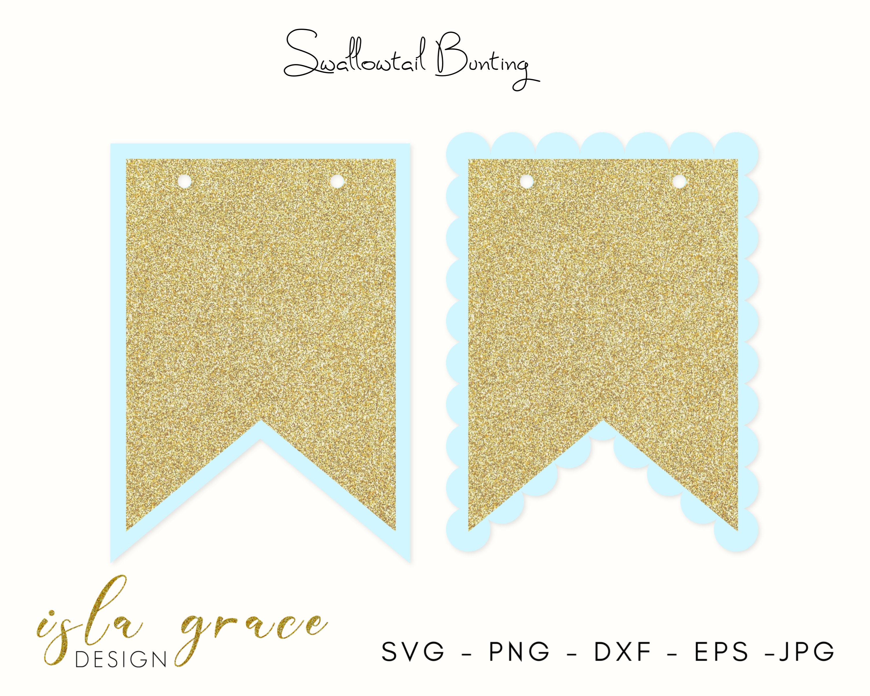 pennant flag template Scalloped bunting svg Pennant shape Svg Svg ...