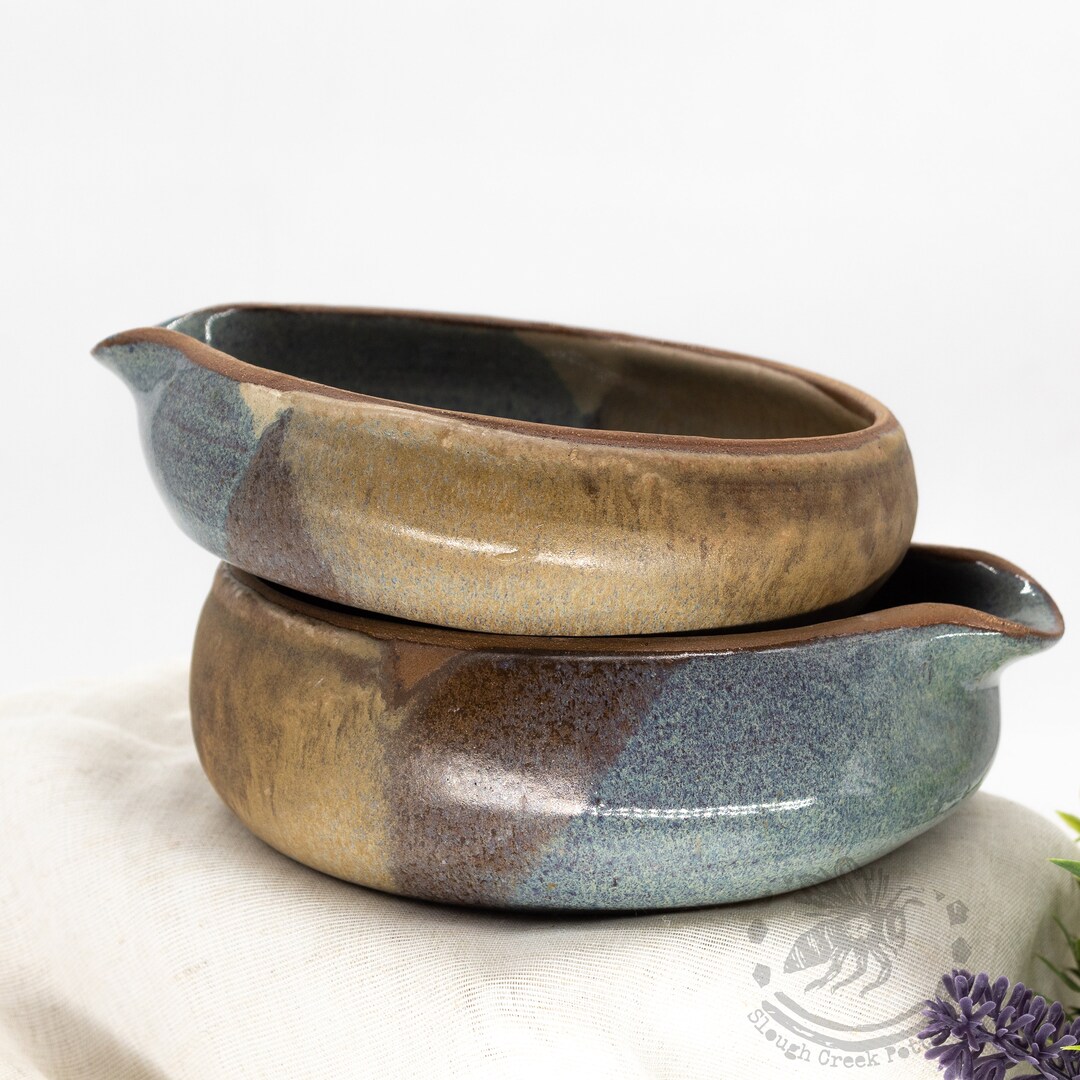 Smudge Bowl, Blue & Brown - Etsy