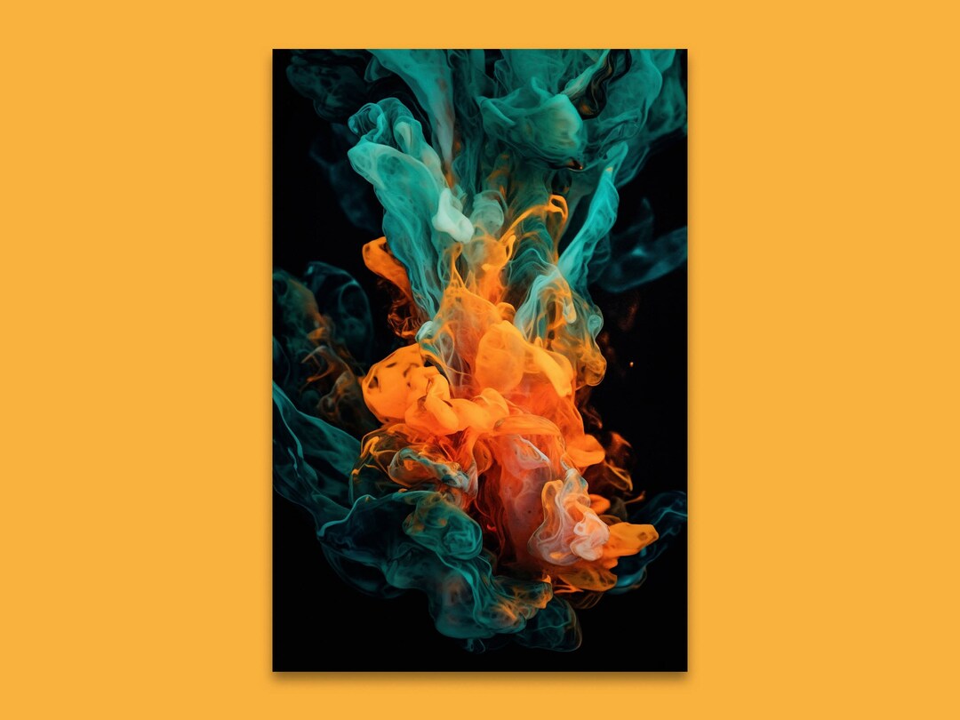 Ink Drop Art Print Ink Art Printable Wall Art Ink Drop Wall Art Ink in ...