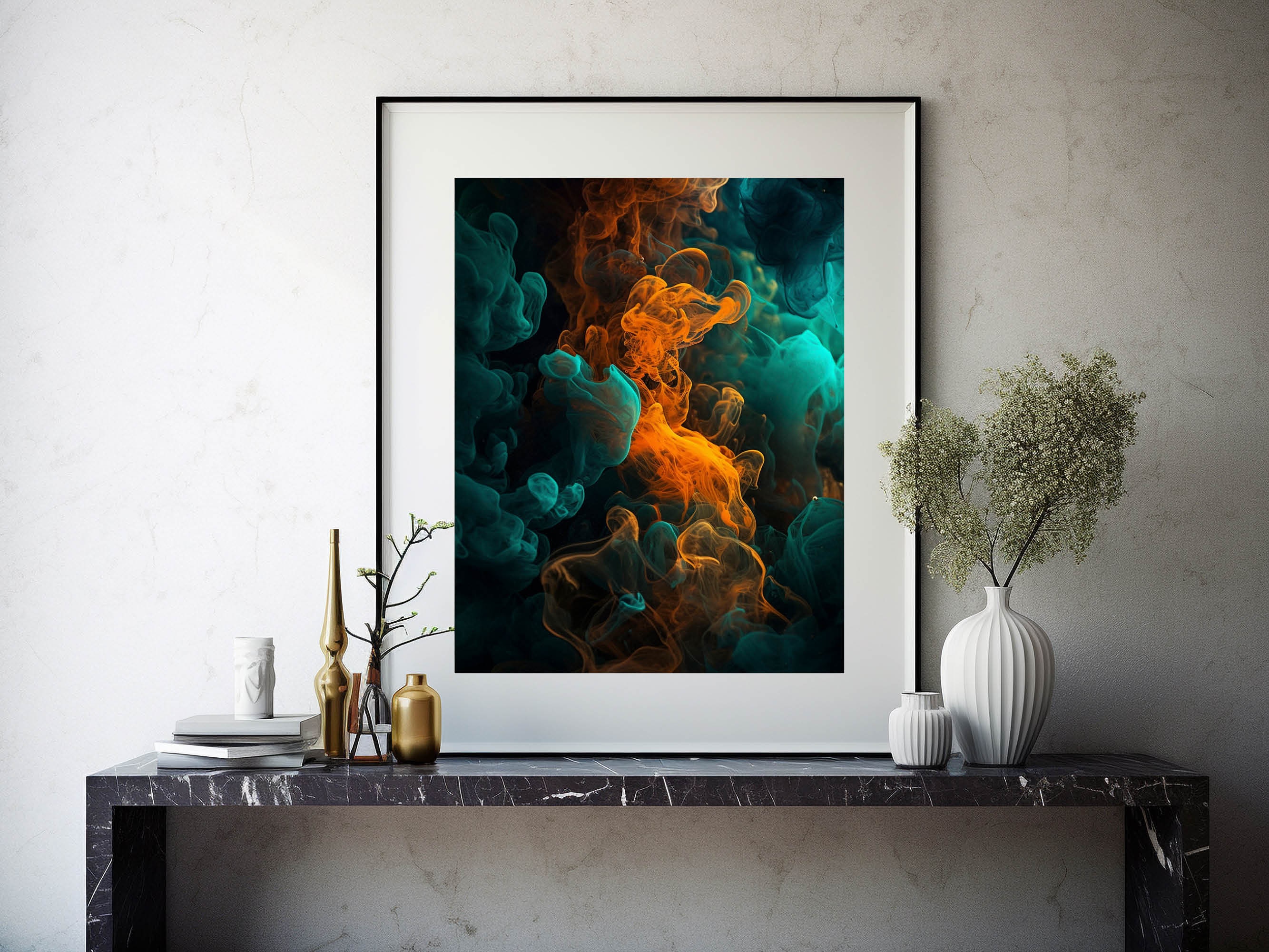 Ink Drop Art Print Ink Art Printable Wall Art Fluid Wall Art Ink in ...