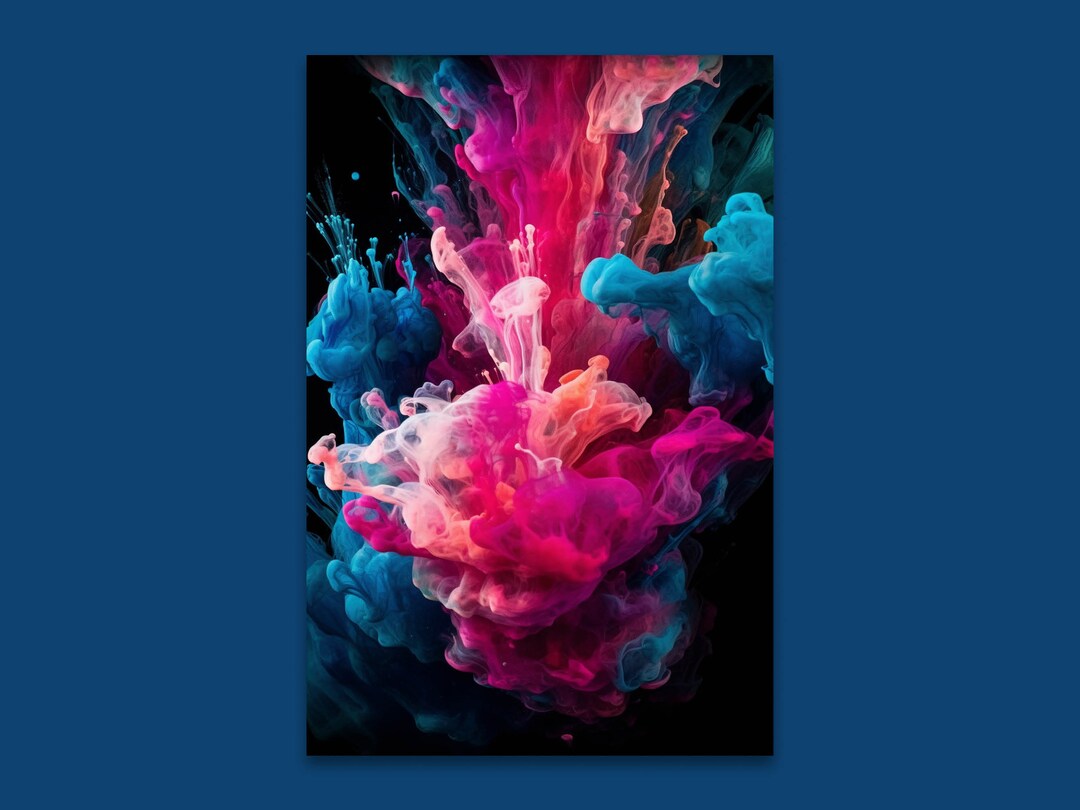 Ink Drop Art Print Ink Art Printable Wall Art Ink Drop Wall Art Ink in ...