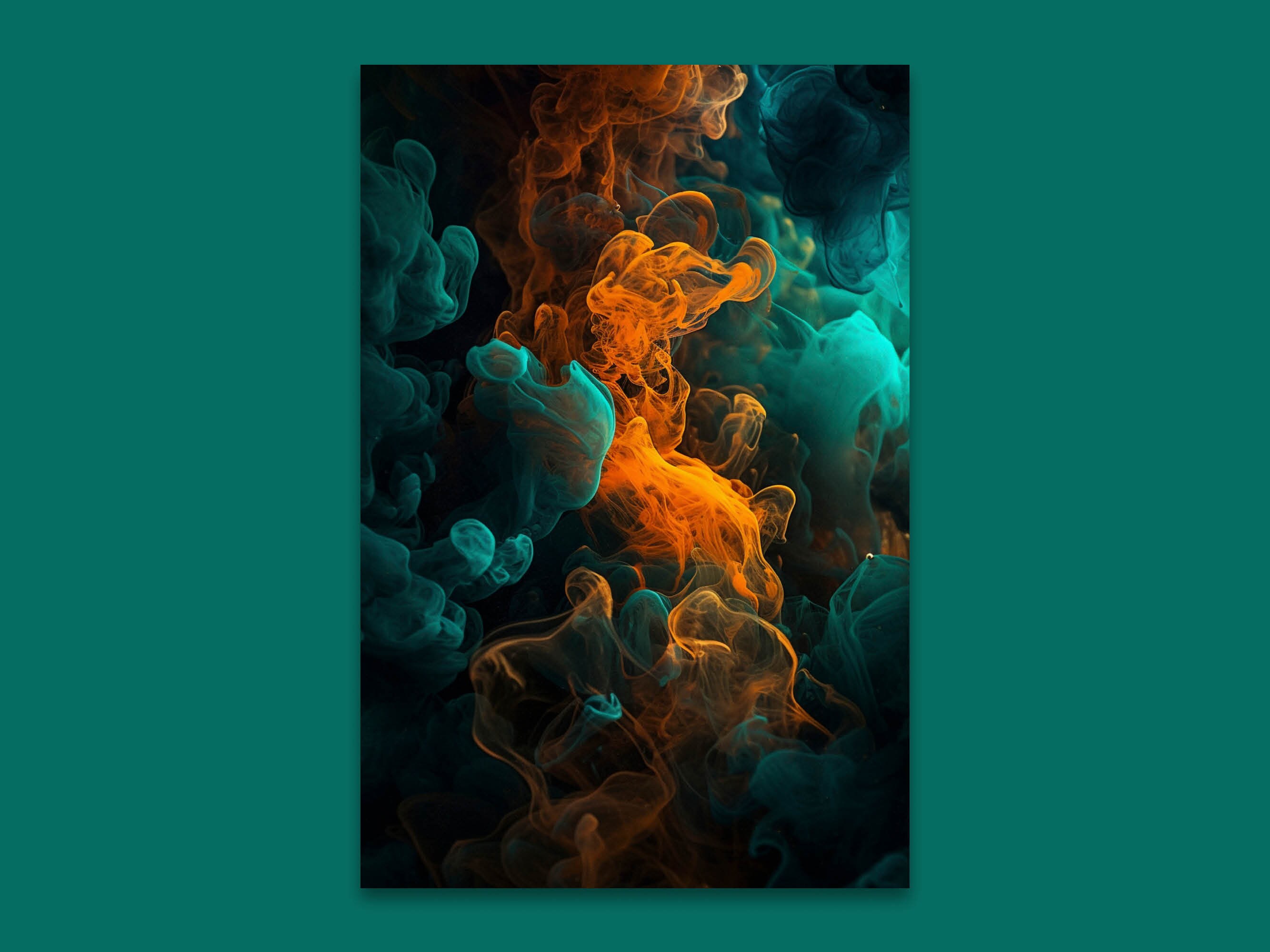 Ink Drop Art Print Ink Art Printable Wall Art Fluid Wall Art Ink in ...