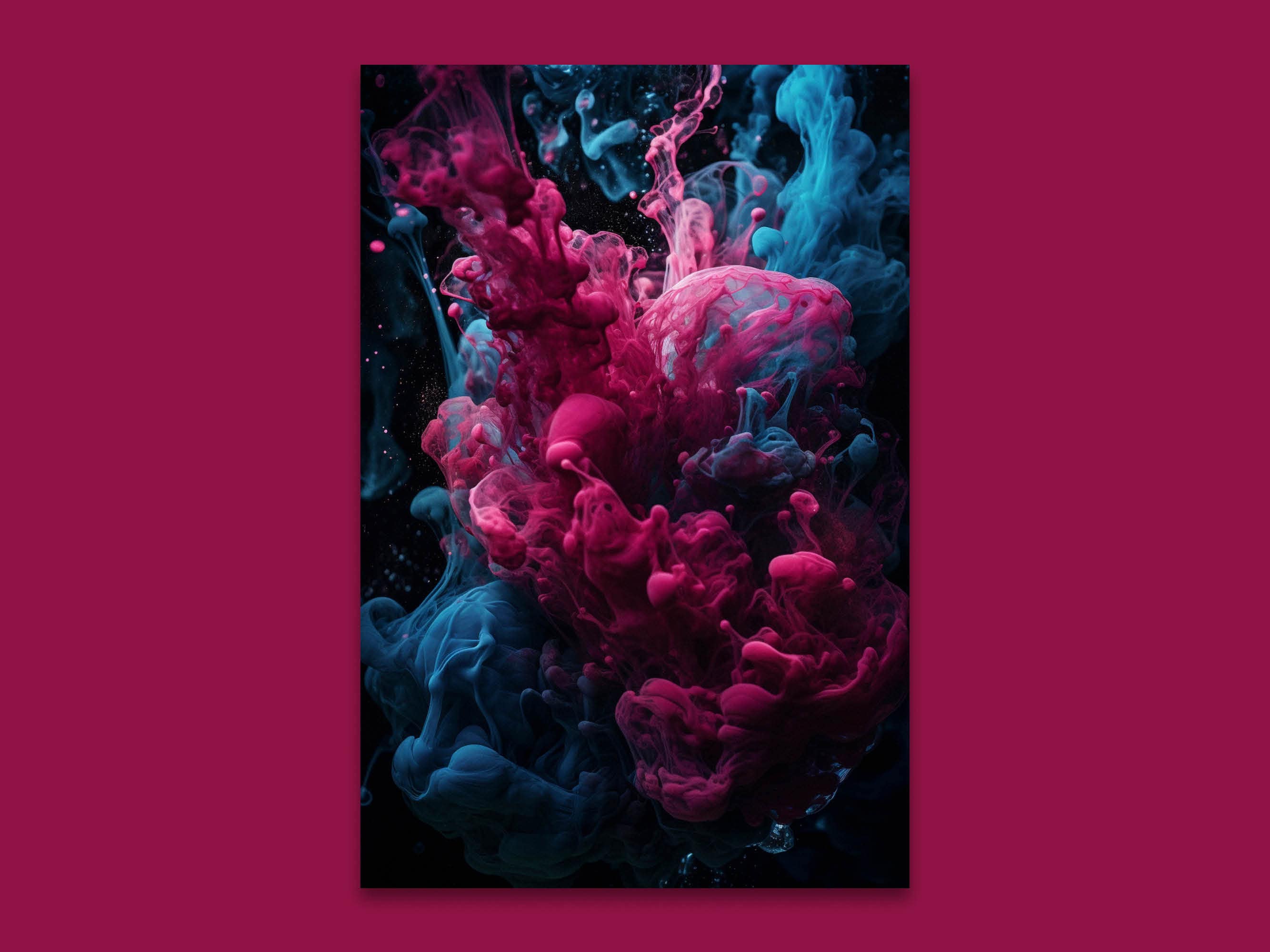 Ink Drop Art Print Ink Art Printable Wall Art Ink Drop Wall Art Ink in ...