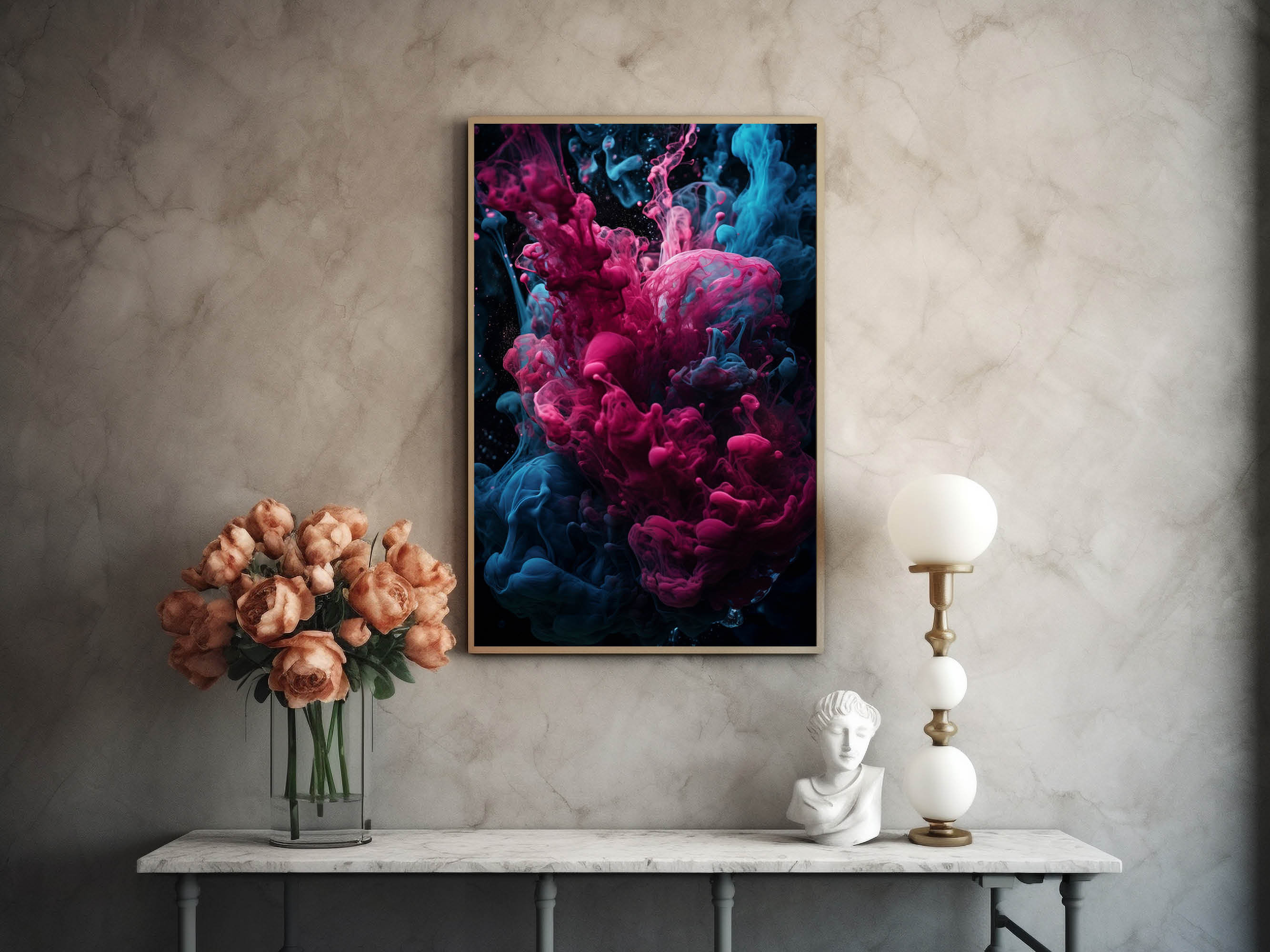 Ink Drop Art Print Ink Art Printable Wall Art Ink Drop Wall Art Ink in ...