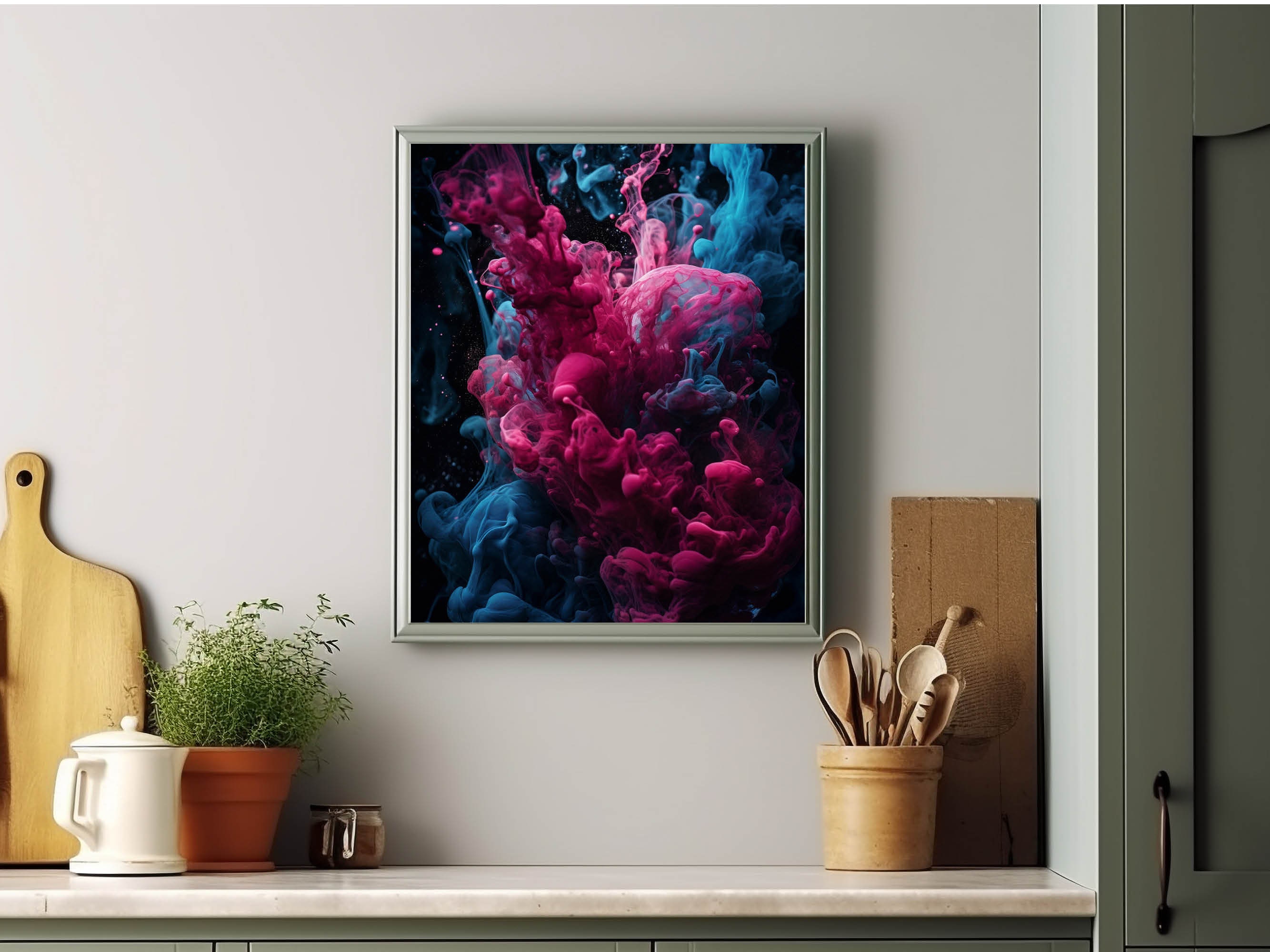 Ink Drop Art Print Ink Art Printable Wall Art Ink Drop Wall Art Ink in ...