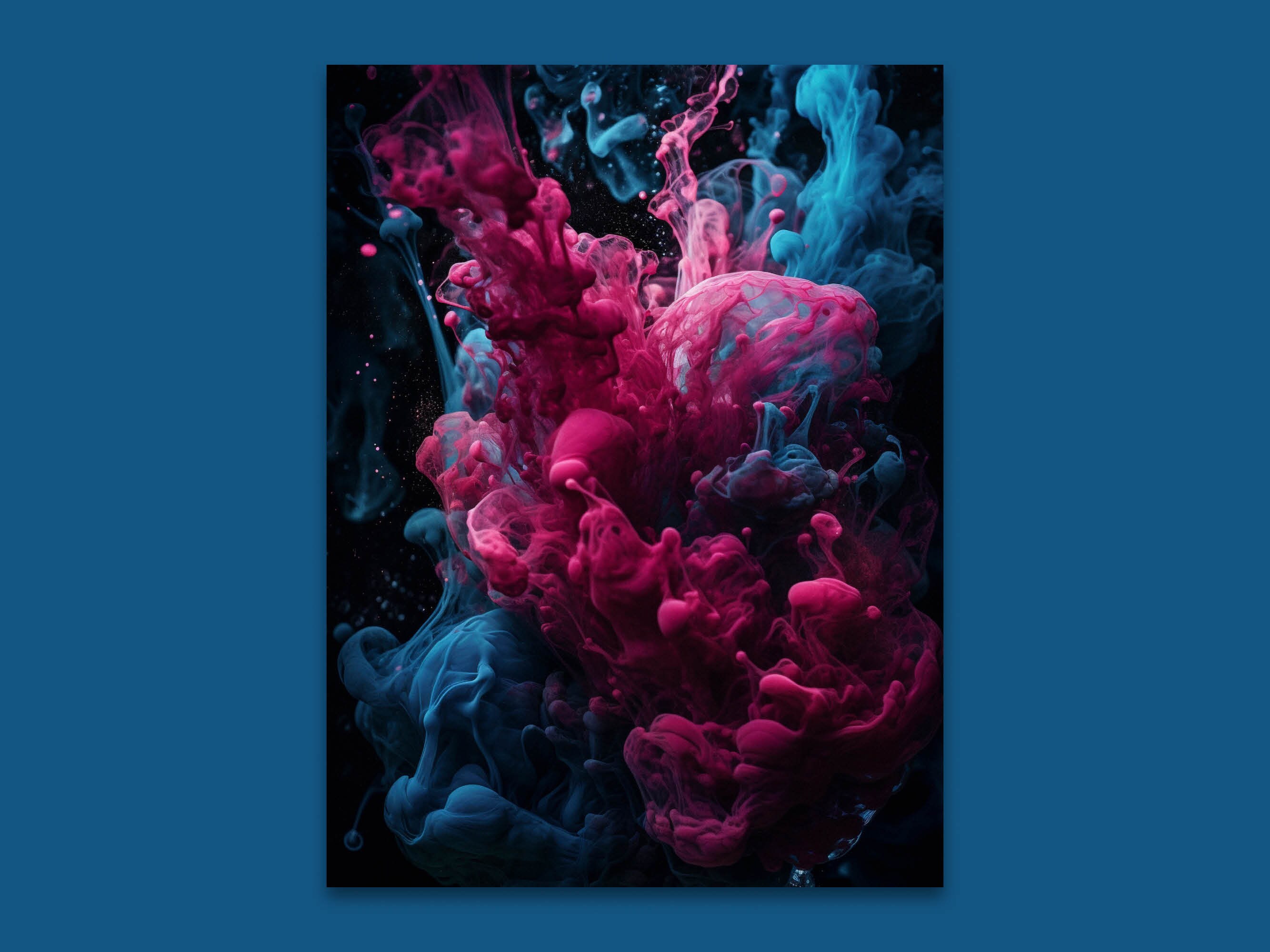 Ink Drop Art Print Ink Art Printable Wall Art Ink Drop Wall Art Ink in ...