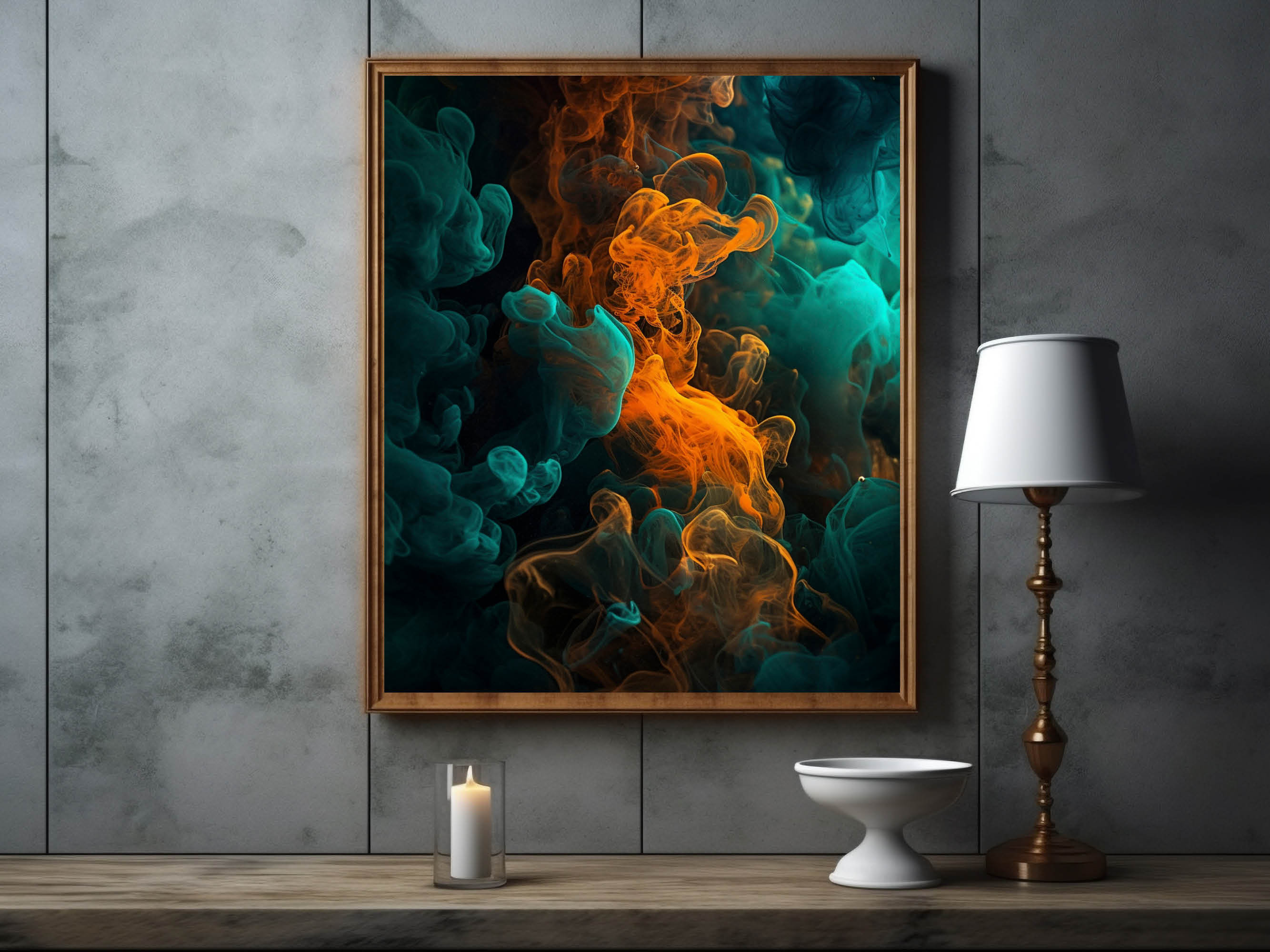 Ink Drop Art Print Ink Art Printable Wall Art Fluid Wall Art Ink in ...