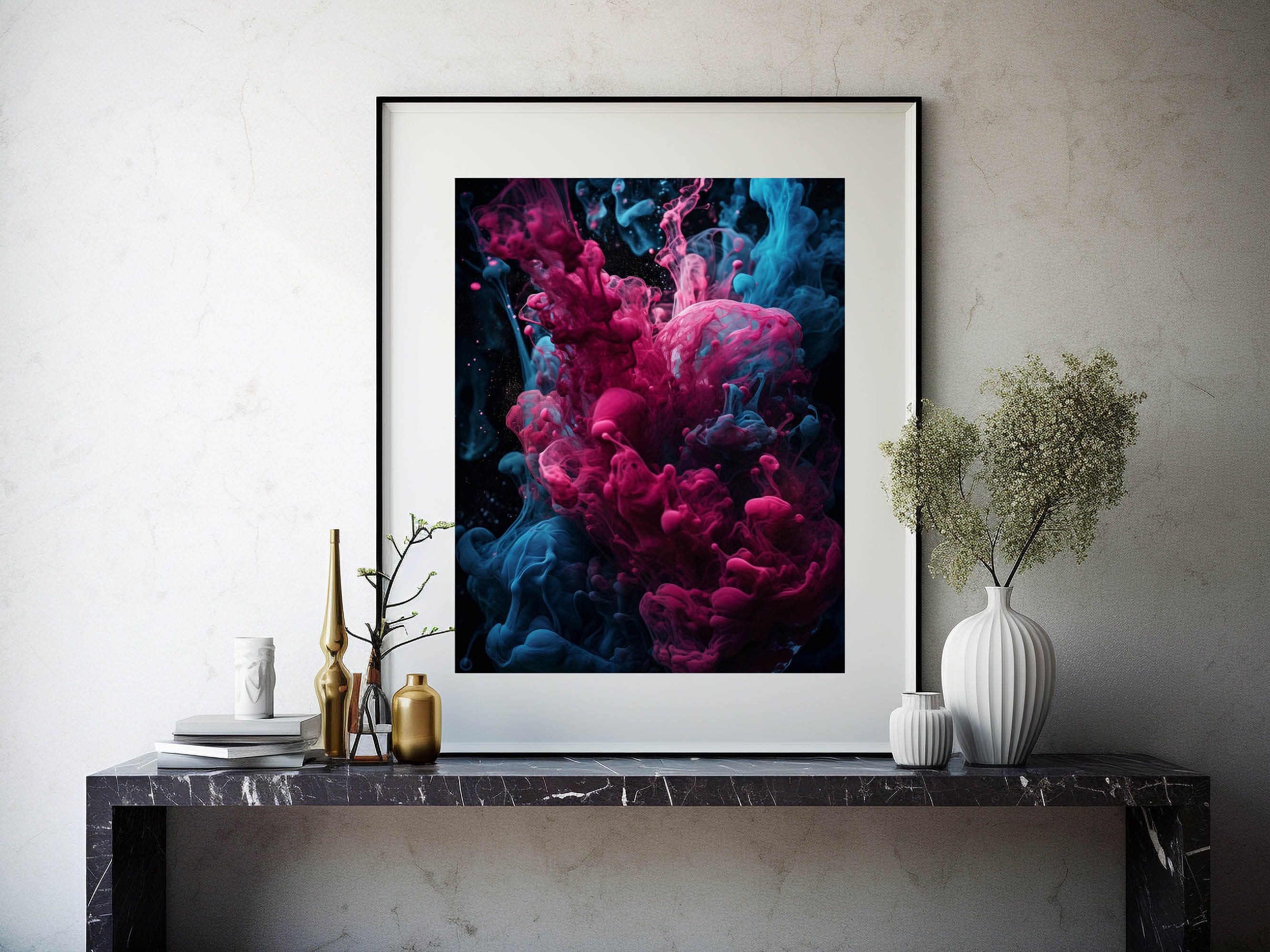 Ink Drop Art Print Ink Art Printable Wall Art Ink Drop Wall Art Ink in ...