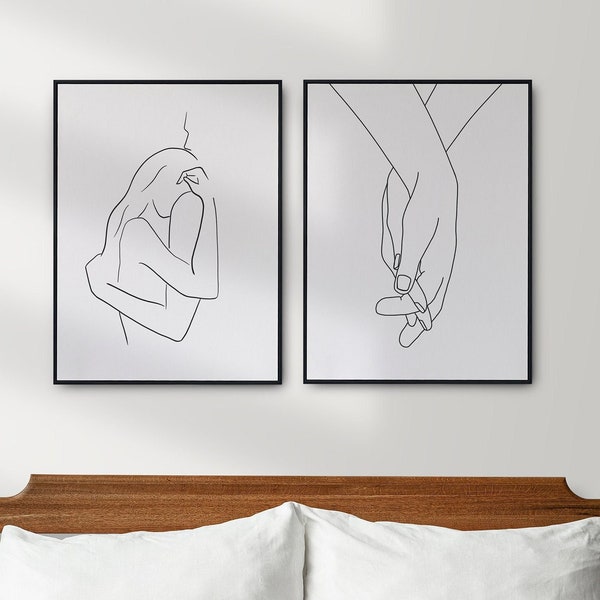 Couple Line Art - Etsy