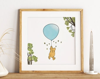 Classic Winnie the Pooh Nursery Prints - Etsy