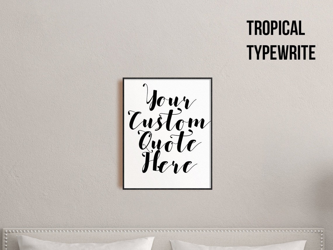 Custom Quote Print Custom Quote Personalized Quote | Etsy