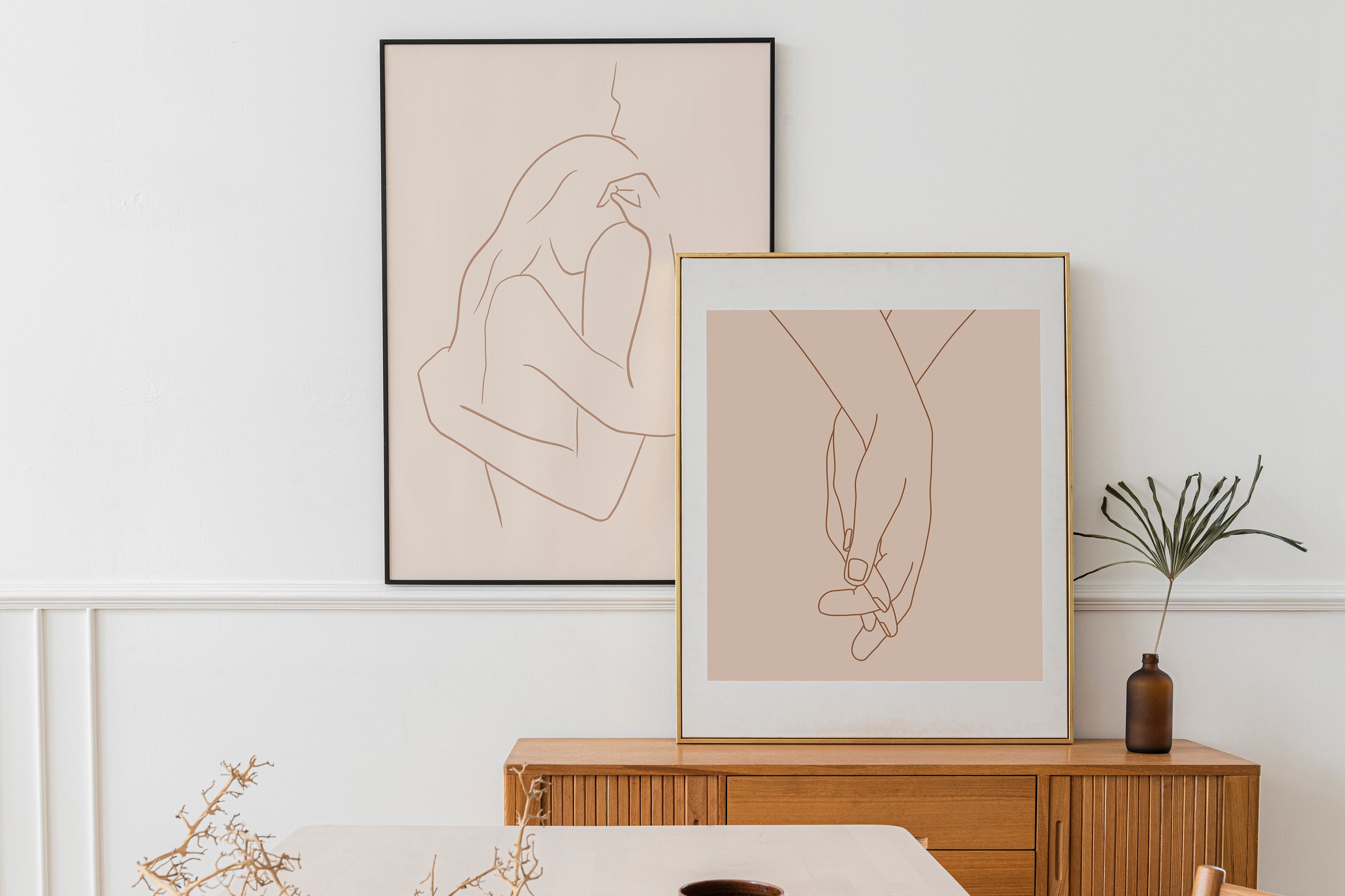 Couple Line Art Print Couple Sketch Holding Hands Couple - Etsy