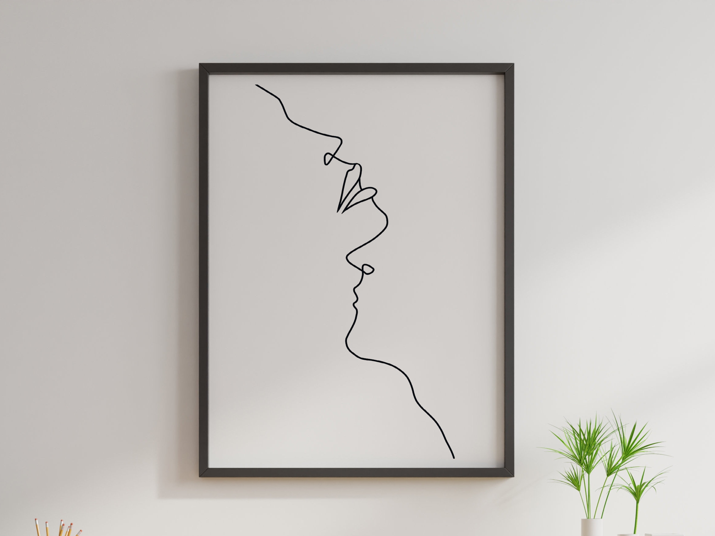 Couple Line Art Print Couple Sketch Custom Print Couple | Etsy