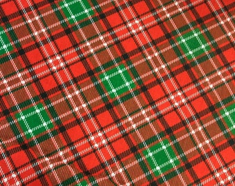 Dark Green Check Fabric Modern Tartan Plaid by Tessab_studio Rustic ...