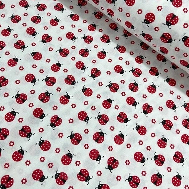 Ladybug Fabric - Etsy