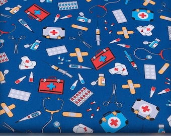 Medical Fabric Print | Etsy