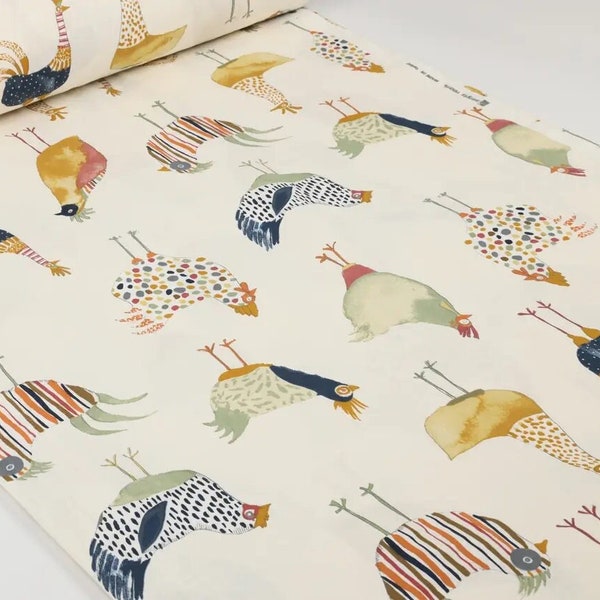 Chicken Fabric - Etsy