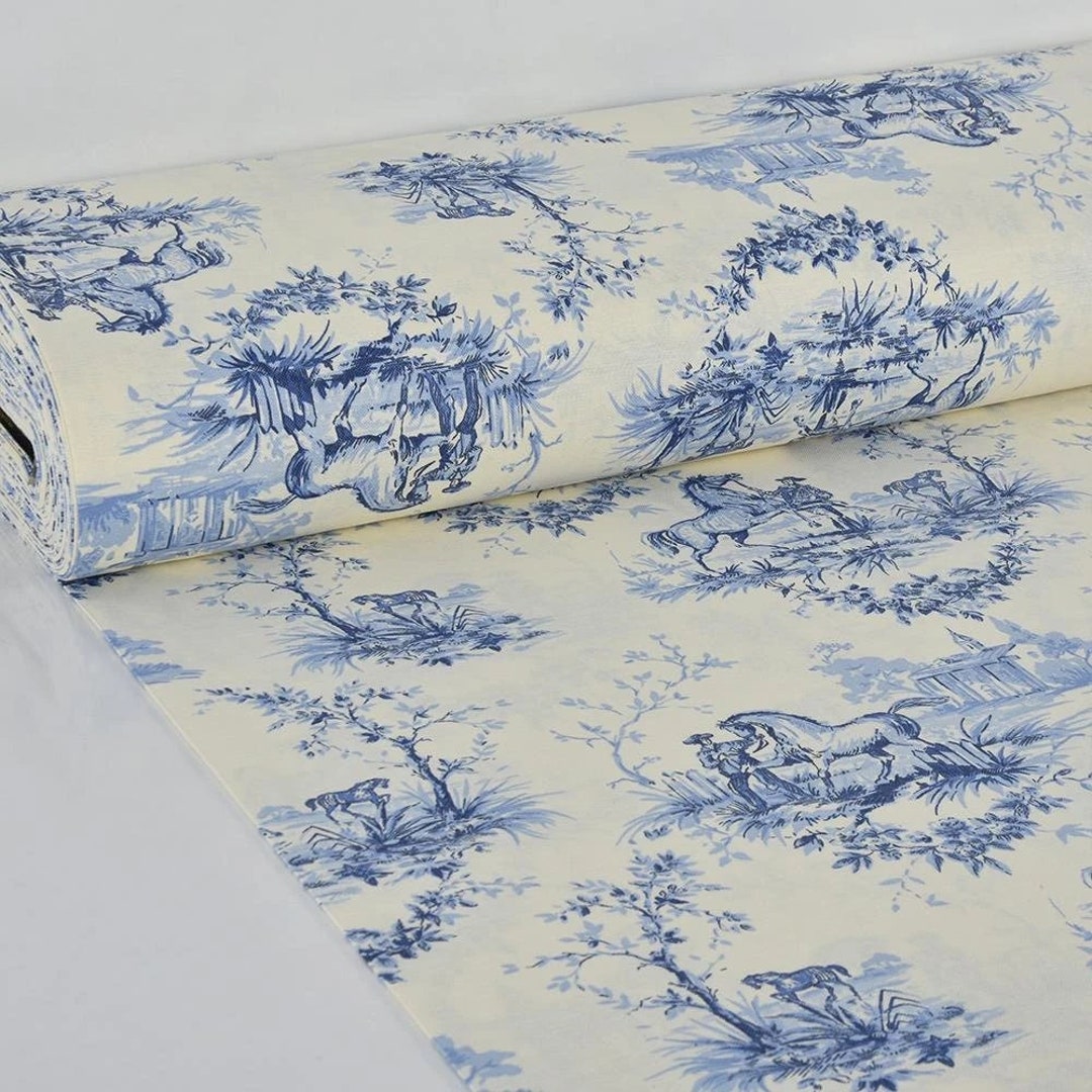 Western Toile Fabric Cowboy Upholstery Fabric Rodeo Ranch Country ...