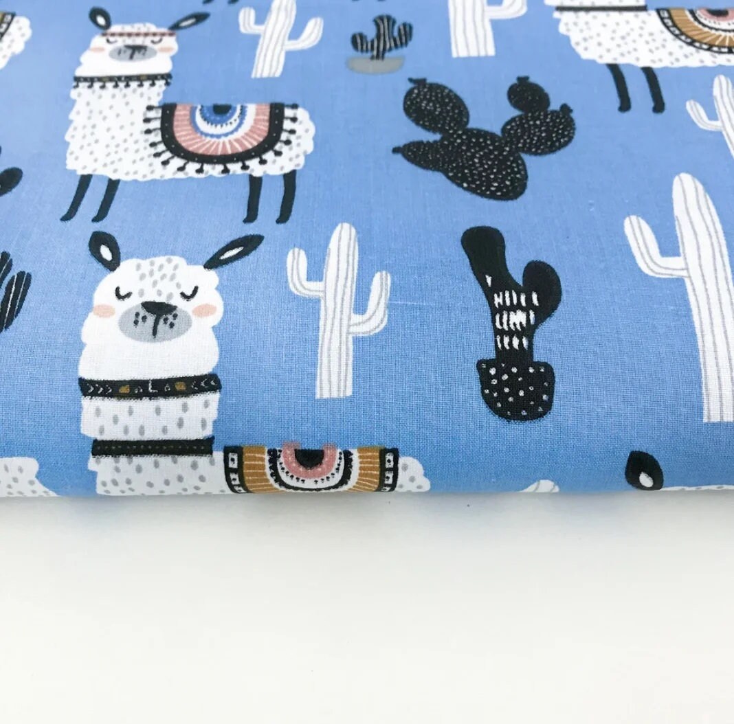 Lama Stoff Bulk Stock Alpaka Stoff mexikanischen Kaktus Stoff | Etsy