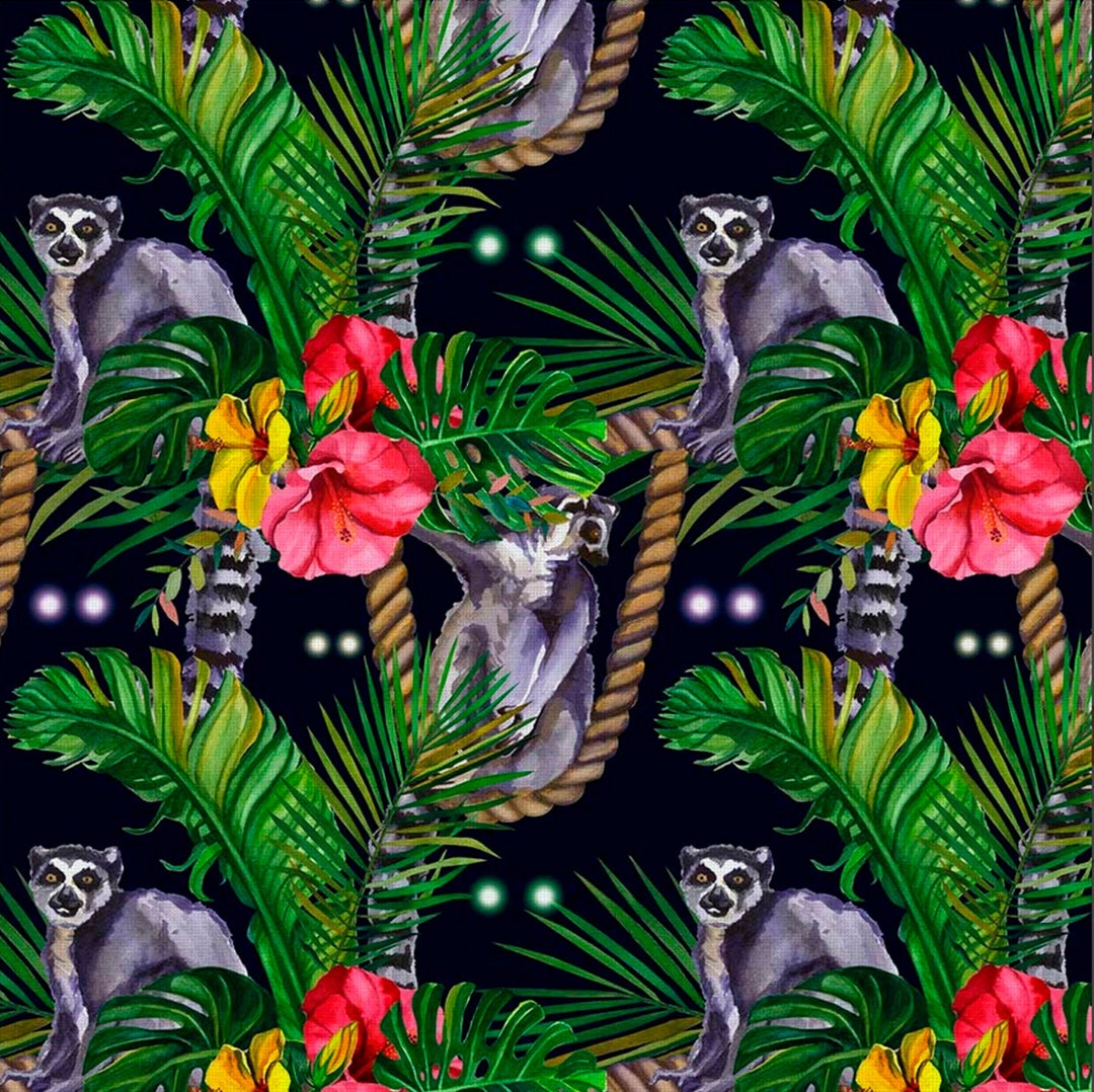 Rainforest Fabric Tropical Upholstery Fabric by the Yard - Etsy