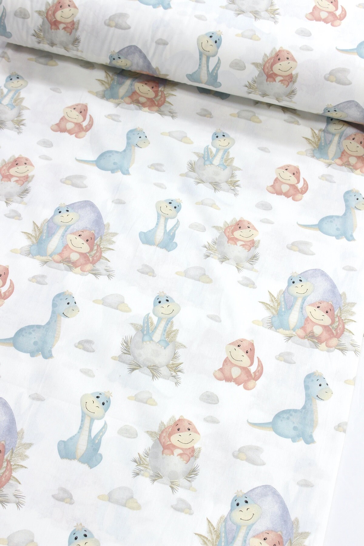 Baby Dinosaur Fabric Dino Fabric by the Yard-meter Baby Fabric - Etsy