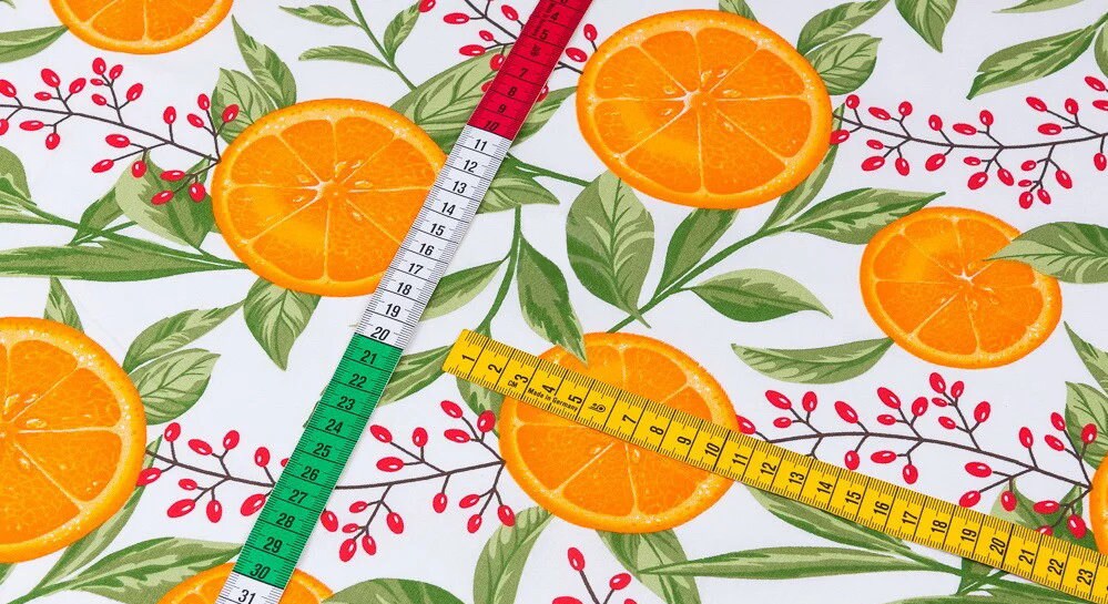 Fruits fabric Fruit pattern fabric by the Yard-Meter Food | Etsy