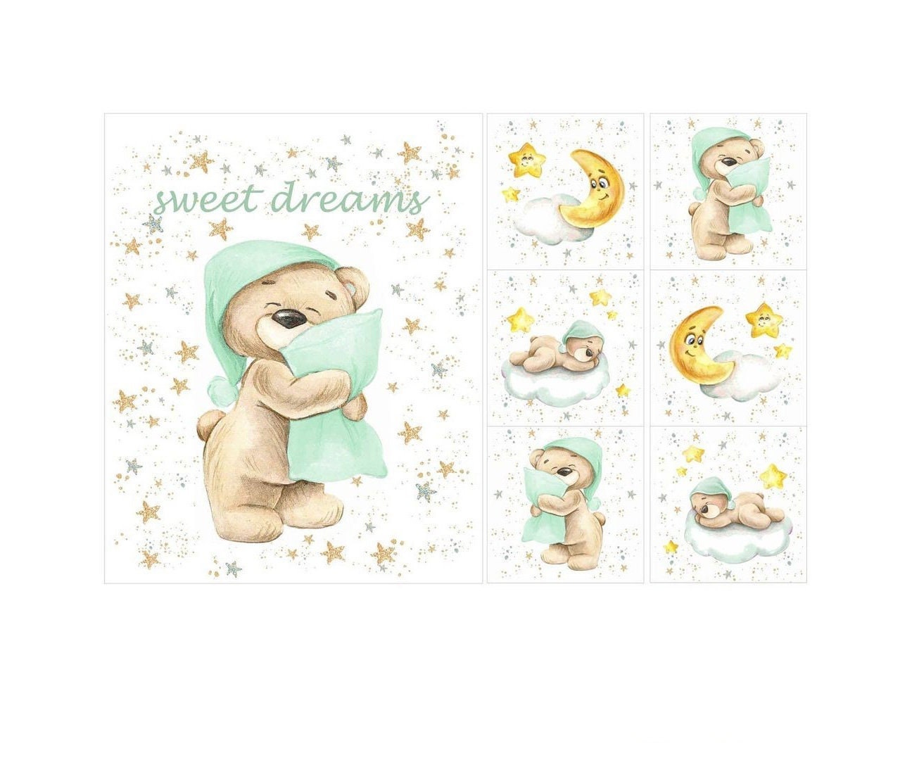 Baby Fabric Panel for Quilts Baby Boy Panels for Quilting - Etsy