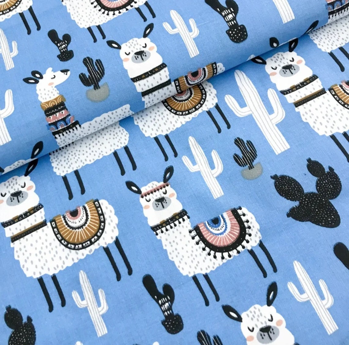 Lama Stoff Bulk Stock Alpaka Stoff mexikanischen Kaktus Stoff | Etsy