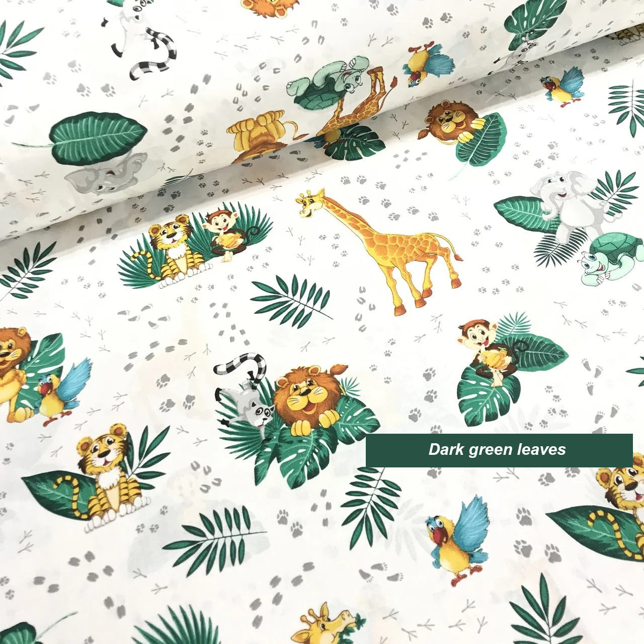 Animals cotton fabric Jungle Safari Wild African Zoo animal | Etsy