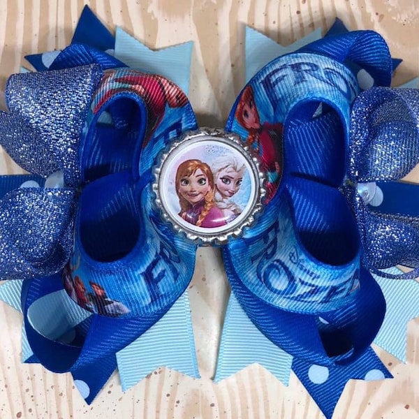 Frozen Hair Bows - Etsy