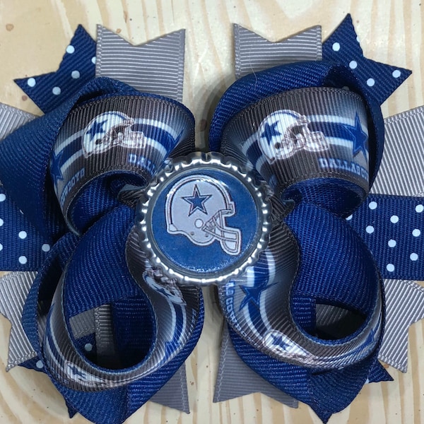 Dallas Cowboys Bow - Etsy