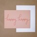Happy Happy Card - Etsy