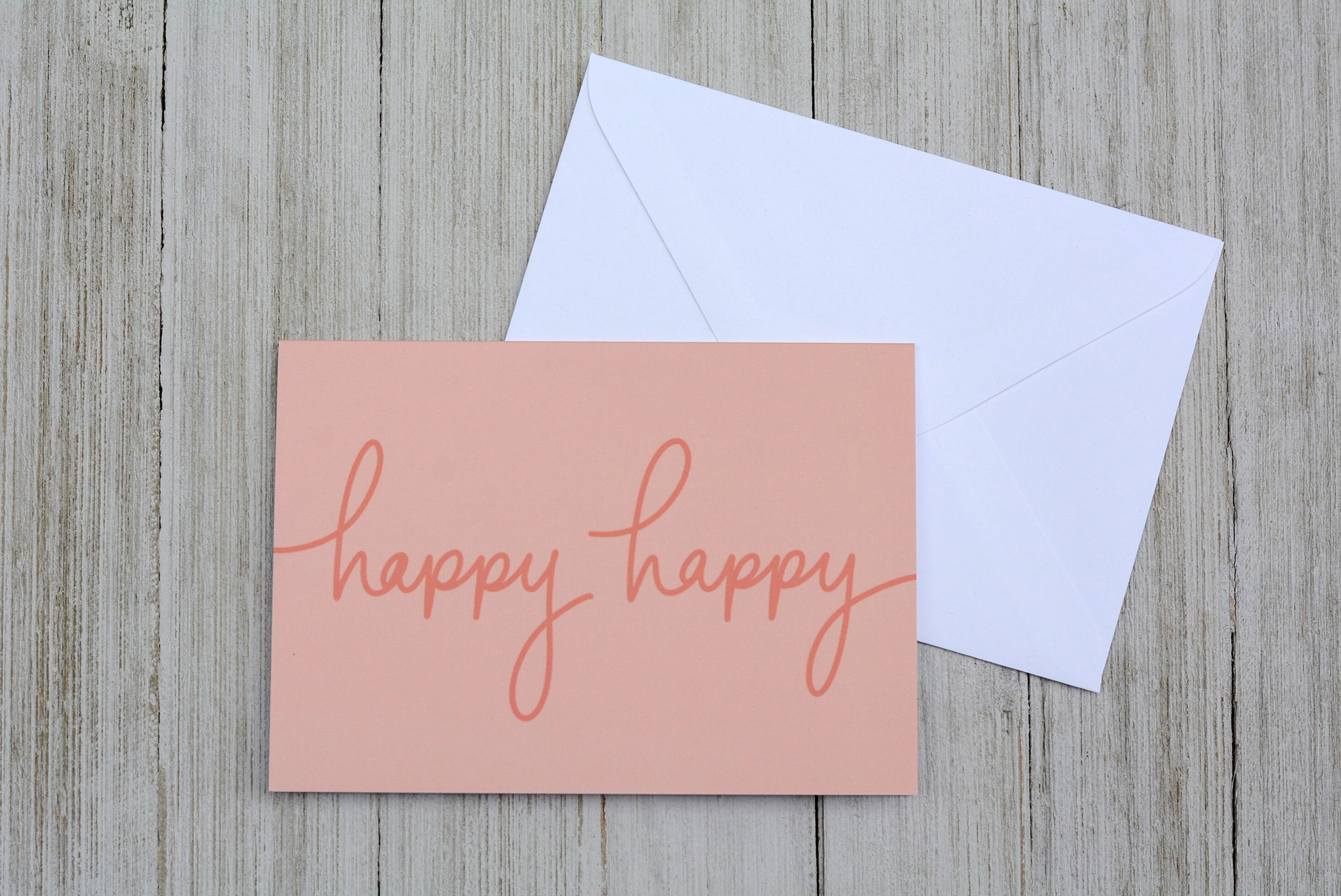 Happy Happy Card | Etsy
