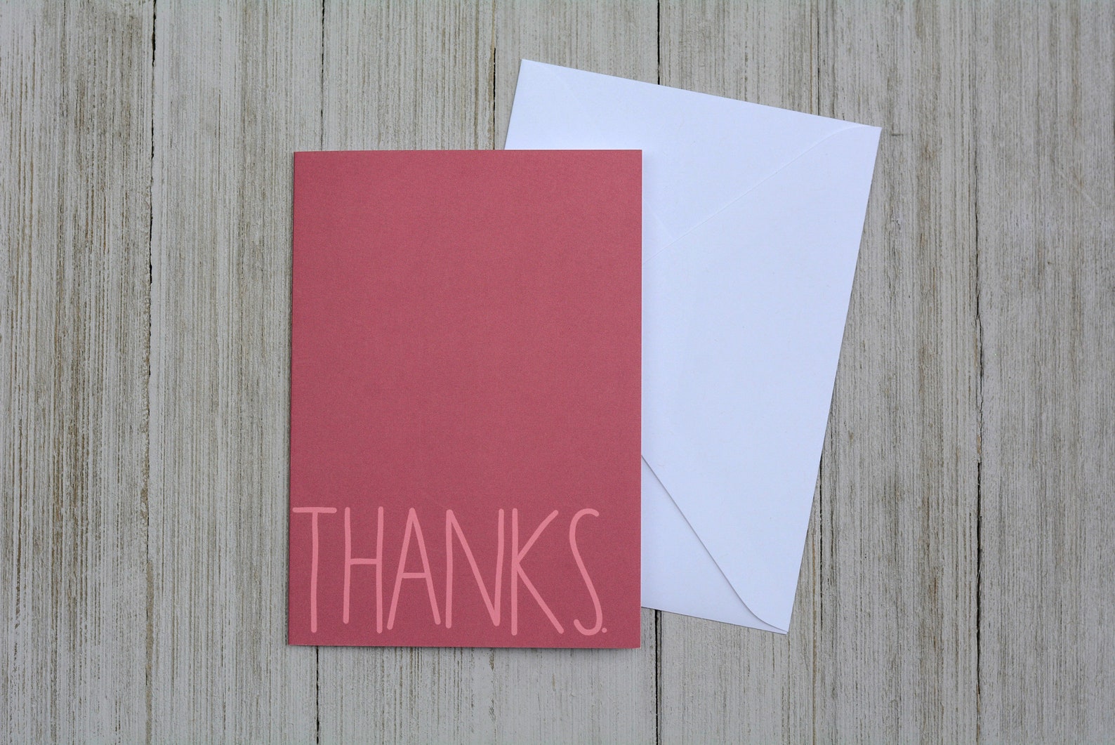 Thanks Card | Etsy