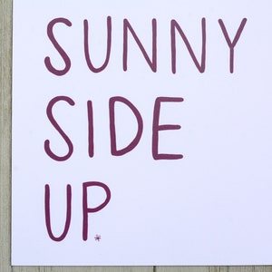 Sunny Side Up Print 8x10 | Etsy