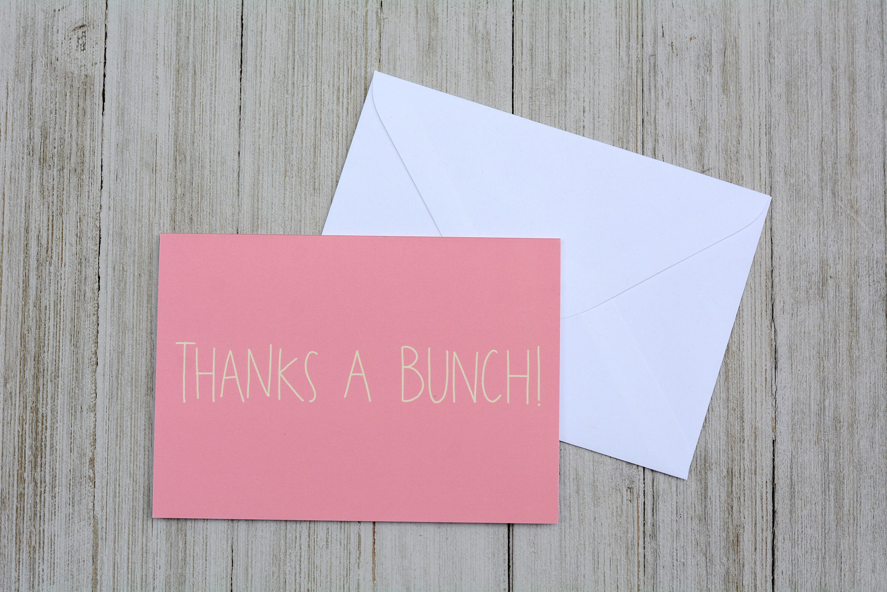 Thanks A Bunch Card | Etsy