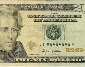 Fancy Dollar Bill - Etsy