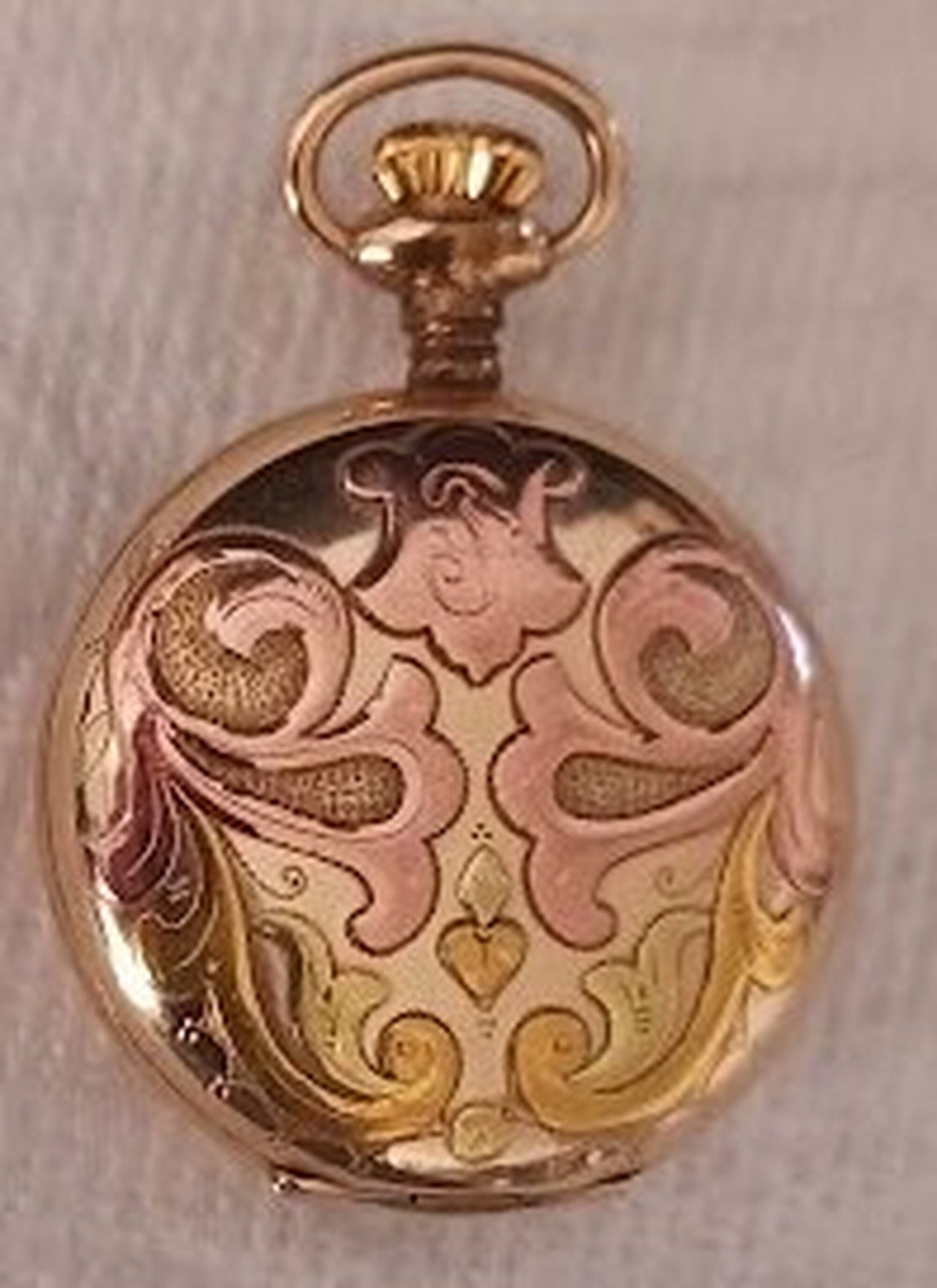 1904 Waltham 15J Multi-color Gold Filled Hunter Case - Etsy