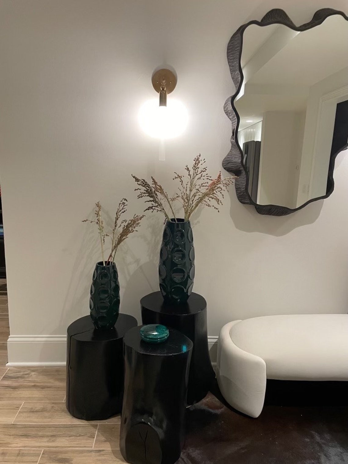 Black Stump Side Tables - Etsy