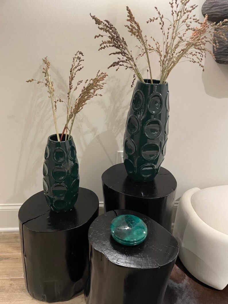 Black Stump Side Tables - Etsy