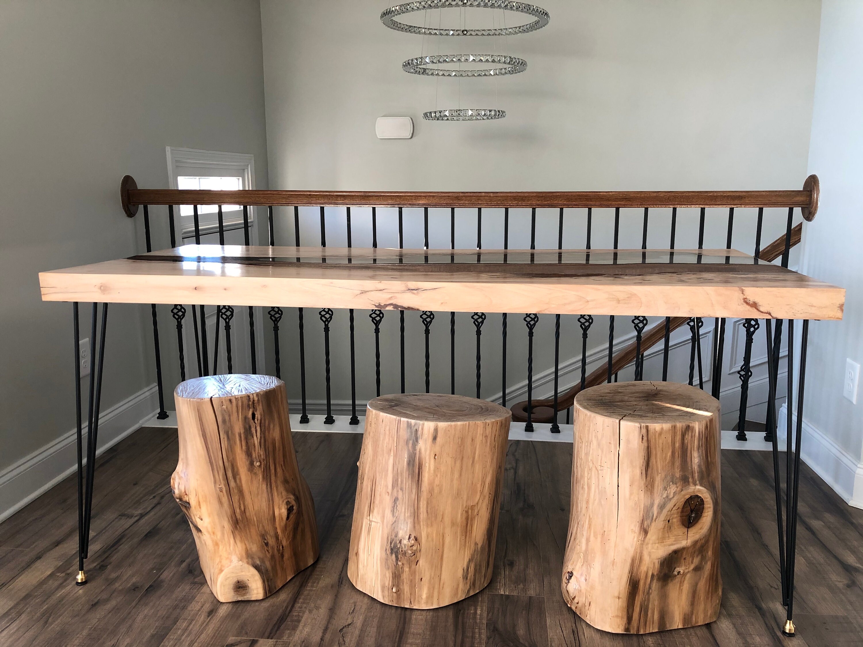 Black Stump Side Tables - Etsy