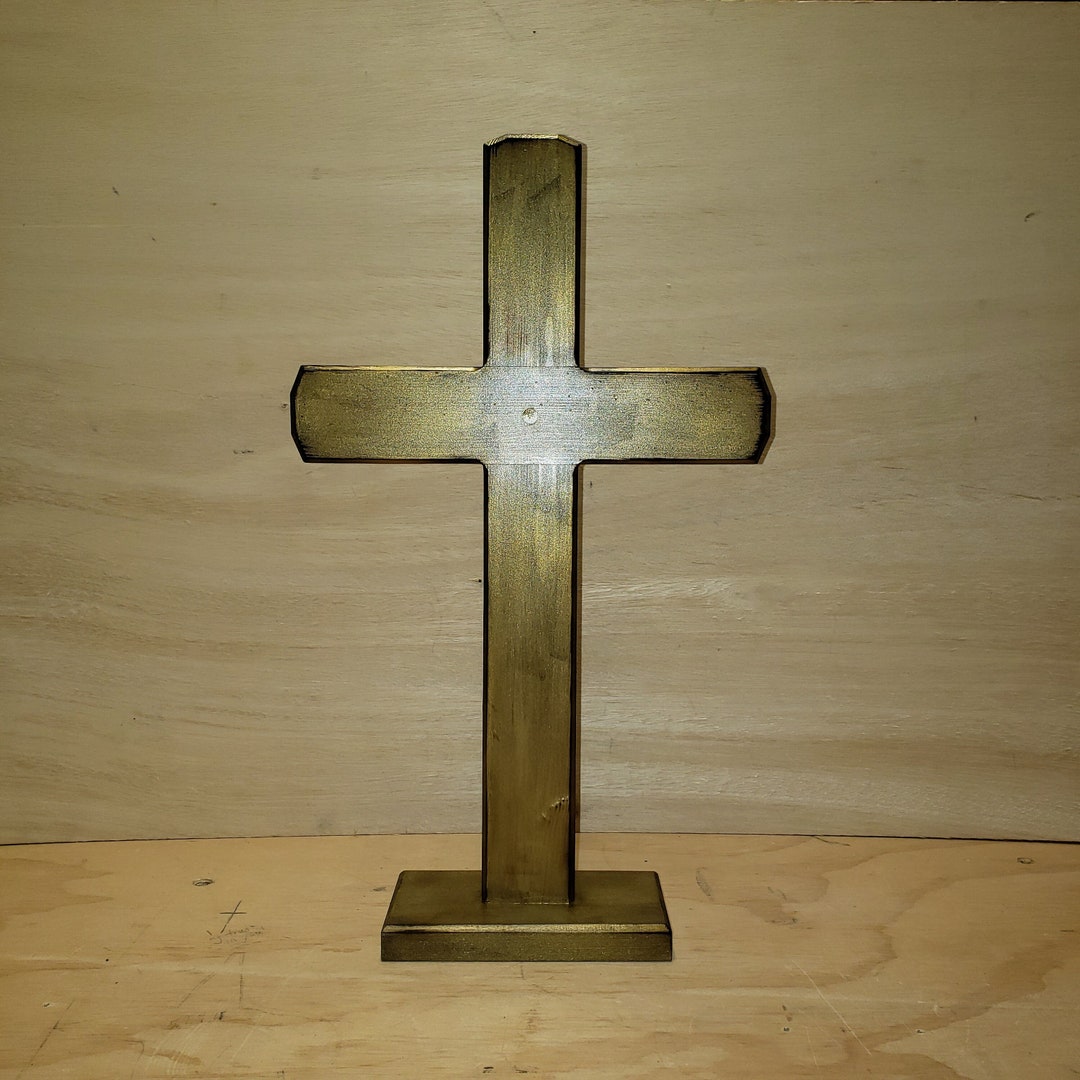 Wedding Cross, Baptism Cross, Table Top Cross,rustic Cross, Cross on ...