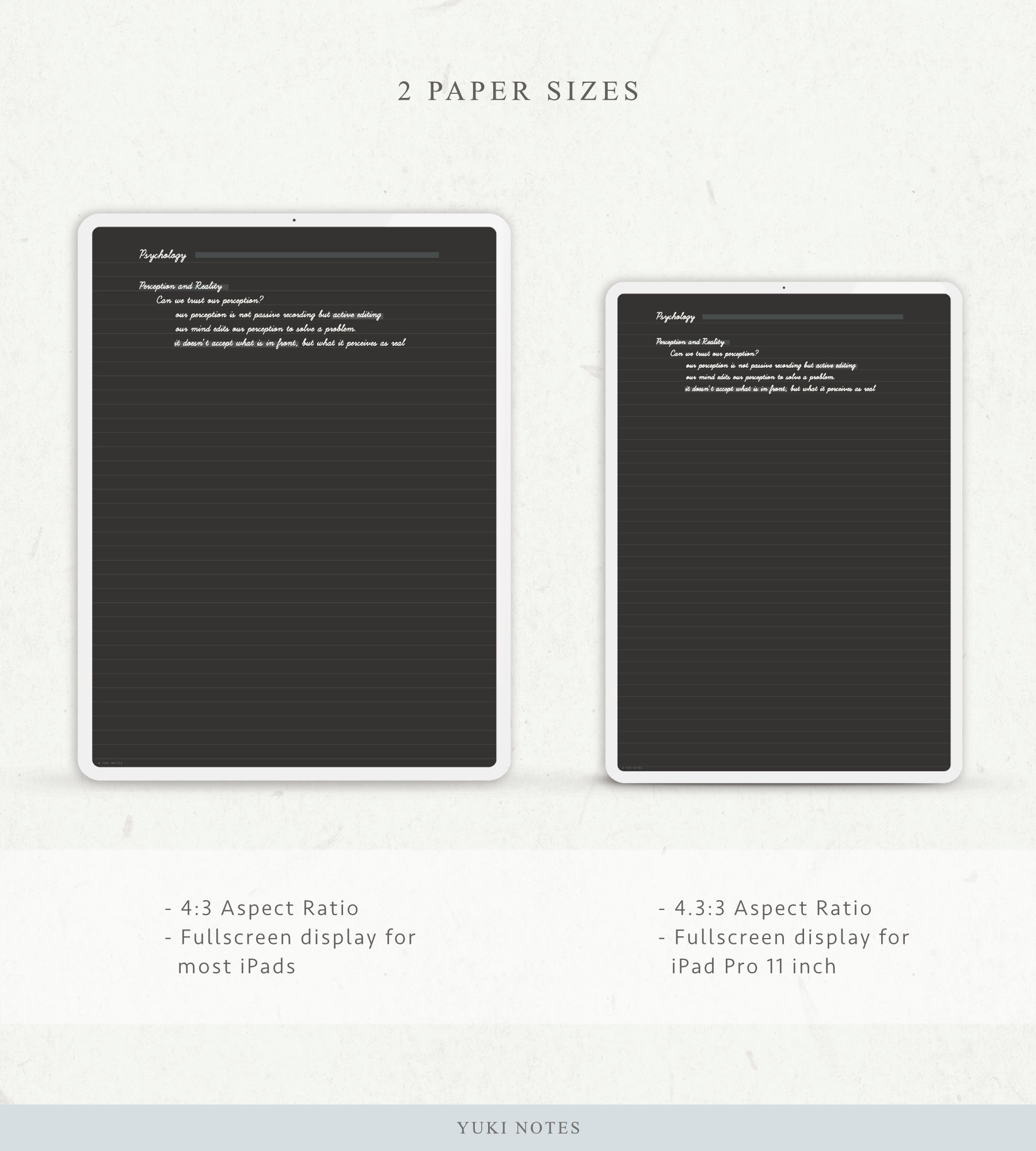 Medium Ruled Notepad Digital Notebook Goodnotes Template Hyperlink ...