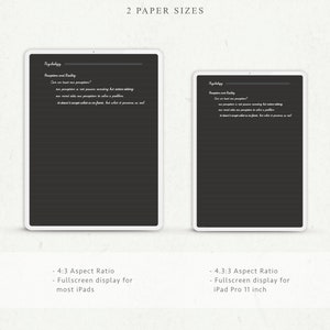 Wide Ruled Notepad | Digital Notebook | Goodnotes Template | Hyperlink ...