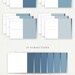 12 Tab Landscape Digital Notebook, Hyperlinked PDF, Lined, Grid, Dotted ...