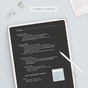 Narrow Ruled Notepad | Digital Notebook | Goodnotes Template ...